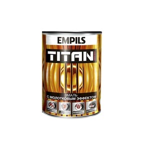 Эмаль алкидно-стирольная Empils Ореол Titan молотковая медная 0,8 л ...