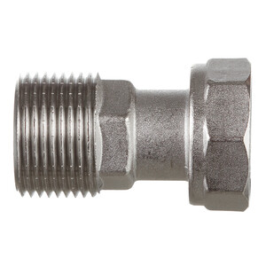 Полусгон Valtec 3/4 ВР(г) х 3/4 НР(ш) с накидной гайкой латунный (VTr.613.N.0505) — купить в ...