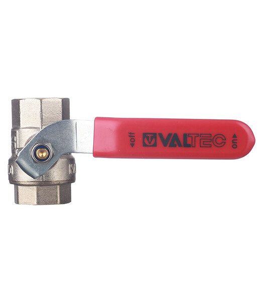 Кран шаровой латунный Valtec Base 1/2 ВР(г) х 1/2 ВР(г) ручка прямой (VT.214.N.04) — купить в ...