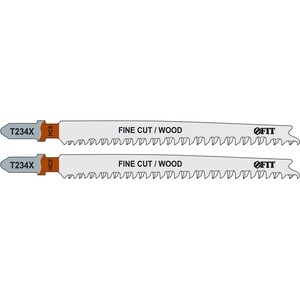 Пилка для лобзика Fit T234X для резки мягкой древесины столярных плит ...