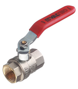 Кран шаровой латунный Valtec Base 1/2 ВР(г) х 1/2 ВР(г) ручка прямой (VT.214.N.04) — купить в ...