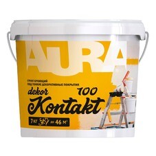 Штукатурка декоративная структурная Aura Dekor Putz короед белая 2 мм 25 кг — купить в Санкт ...