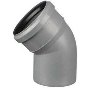 Отвод Pipe Lite Синикон d110 мм 45° для внутренней канализации — купить ...