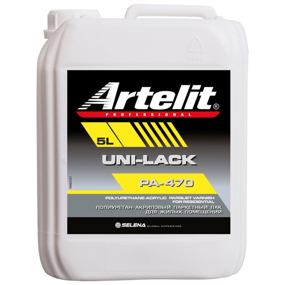 Лак паркетный Artelit Professional Uni Lack PA-470 полиуретан-акриловый ...
