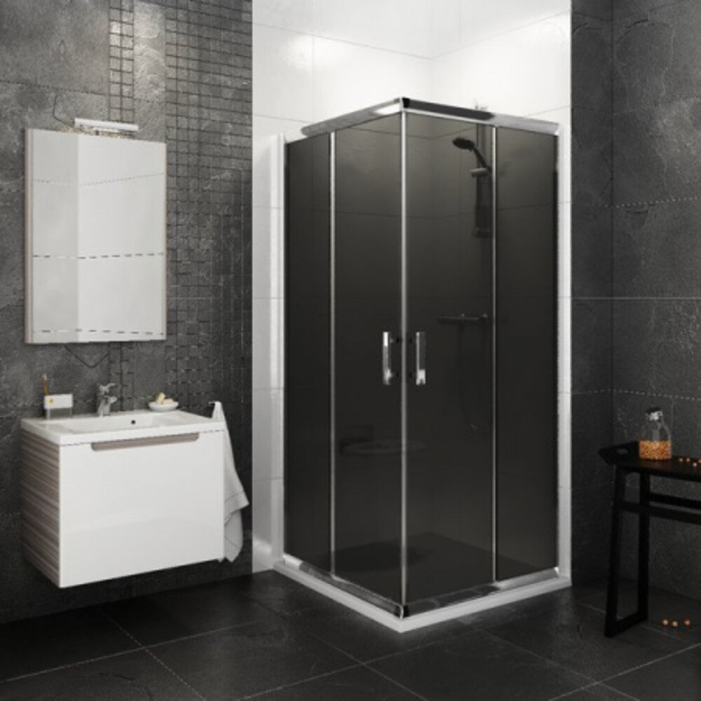 Дверь душевая раздвижная Ravak Транспарент 900x1900 мм профиль белый ...