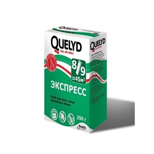 Клей для бумажных обоев Quelyd express 250 г — купить в Санкт-Петербурге: цены, характеристики ...