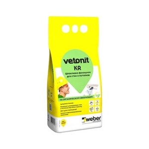 Шпаклевка полимерная Weber.Vetonit KR для сухих помещений финишная ...