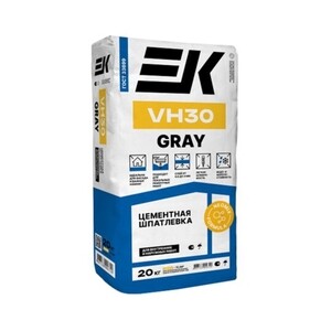Шпатлевка цементная ЕК VH30 серая 20 кг — купить в Санкт-Петербурге ...