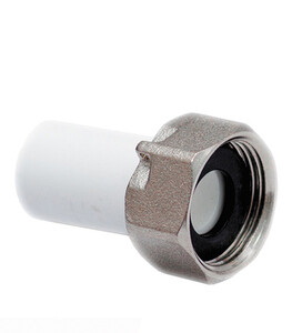 Штуцер 20 мм х 3/4 ВР(г) для присоединения счетчика воды под пломбу ...