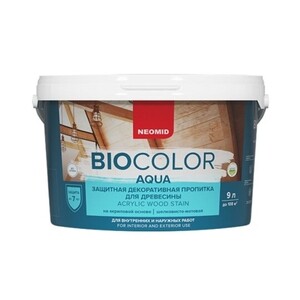 Антисептик Neomid Biocolor Aqua декоративный для дерева клен 2,3 л ...