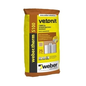 Клей для теплоизоляции Vetonit Therm S100 25 кг — купить в Санкт ...