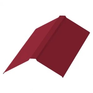 Планка коньковая 2 м рубиново-красный RAL 3003 — купить в Петровиче в ...