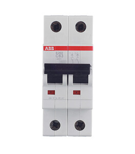 Автоматический выключатель модульный ABB S202 2P 63А тип C 6 кА 400 В (2CDS252001R0634) — купить ...