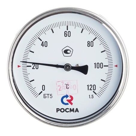 Манометр Росма радиальный 1/2 НР(ш) 10 бар d100 мм (6836) — купить в ...