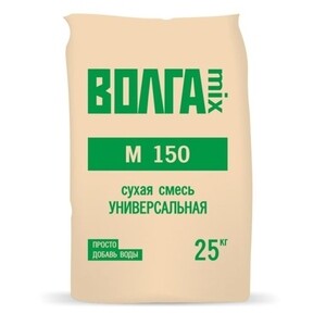 Смесь цементно-песчаная (ЦПС) М150 Волга Mix 25 кг — купить в Петровиче ...