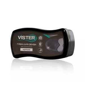 Губка для гладкой кожи Vister черная — купить в Санкт-Петербурге: цены ...