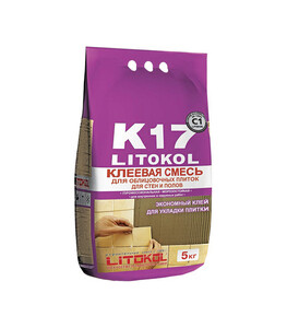 Клей для плитки LITOKOL K17 5 кг — купить в Санкт-Петербурге: цены, характеристики, отзывы и ...