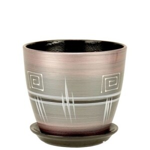 Горшок д/цветов керам. Бутон Браслет розовый d21см 5,4л — купить в ...