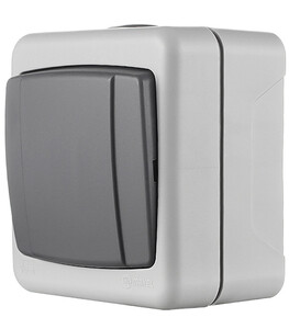 Выключатель Makel одноклавишный накладной серый (36064001) — купить в Санкт-Петербурге: цены ...