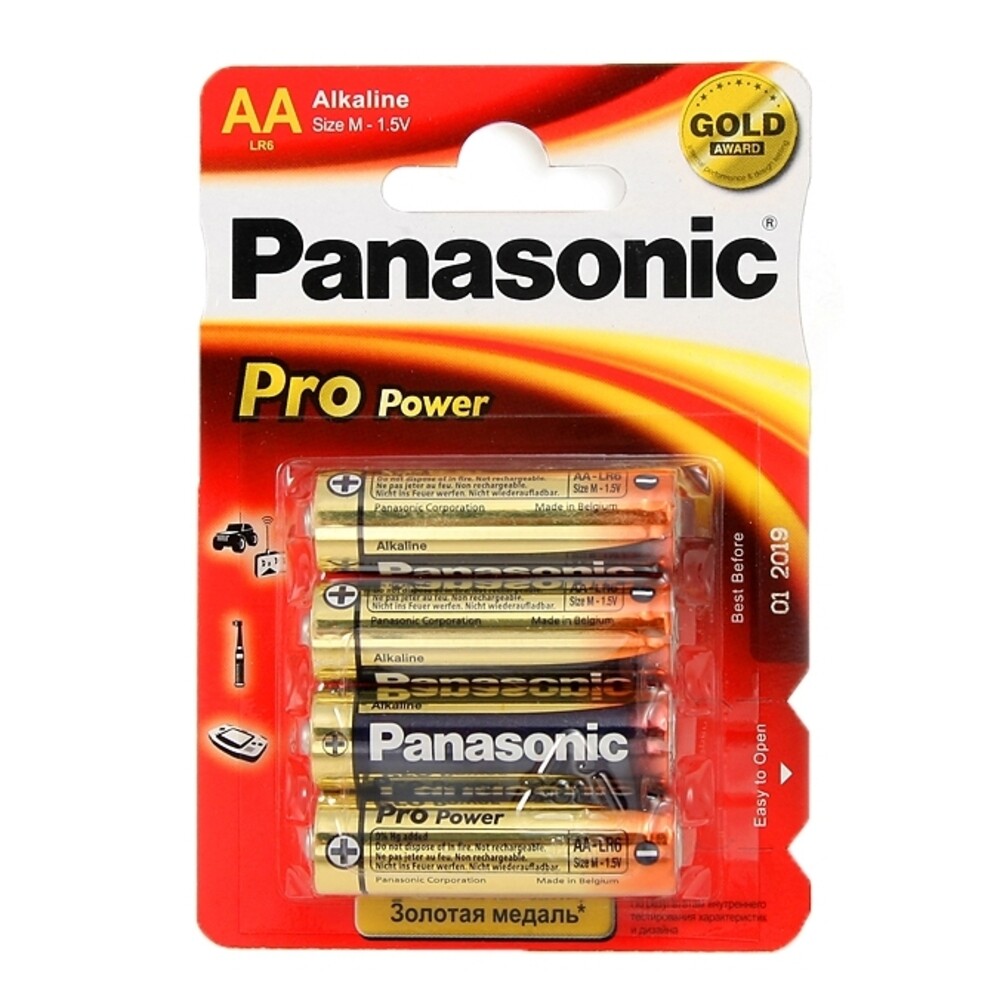 Батарейка Panasonic LR6 AA щелочная Pro Power Xtreme 1,5 В (4 шт ...