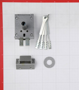 Замок накладной Комаз (ПР-90 ОХК) обратный ригель — купить в Санкт ...