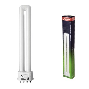 Лампа люминесцентная Osram Dulux S/Е 9 Вт 2G7 холодный белый свет ...