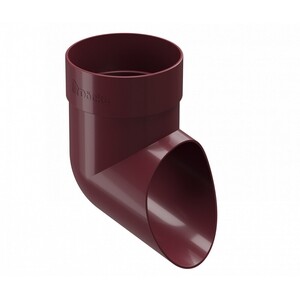 Колено стока Docke Standard пластиковое d80 мм красное RAL 3005 — купить в Санкт-Петербурге ...