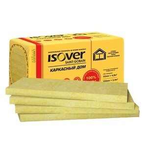 Плита минеральная Isover Каркасный дом 1000х600х100 мм (4 шт) — купить ...
