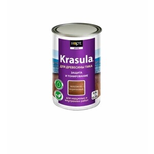 Защитный состав Krasula для древесины тика, 0,8 кг — купить в Санкт ...