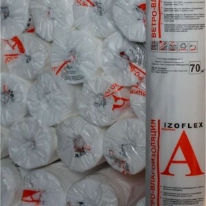 IZOFLEX A влаго-ветроизоляция 1,6 м 70 м2 — купить в Санкт-Петербурге: цена за штуку ...