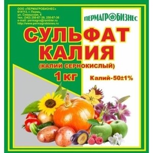 Удобрение Калий сернокислый 1кг Пермь — купить в Санкт-Петербурге: цена ...