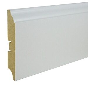 Плинтус МДФ SmartProfile Paint 100B 100 мм белый под покраску 2,4 м — купить в Петровиче в ...