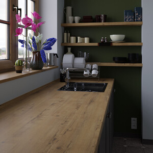 Столешница bunratty oak 3829/Nw 3000х600х40 мм ДСП Slotex — купить в ...