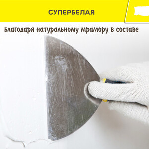 Шпаклевка полимерная Weber.vetonit LR + для сухих помещений белая 25 кг ...