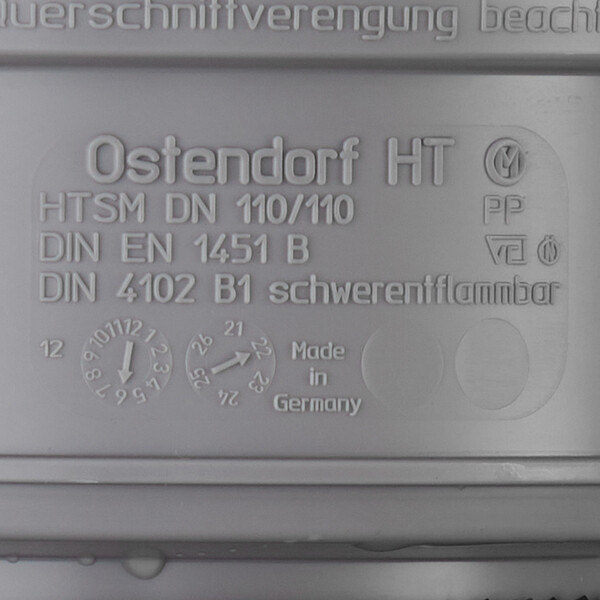 Муфта Ostendorf HTSM d110 мм пластиковая для внутренней канализации ...