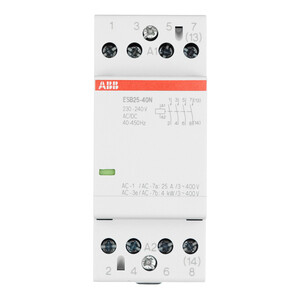 Контактор модульный ABB ESB (1SAE231111R0640) 220 В 25 А тип AC/DС 4НО — купить в Санкт ...