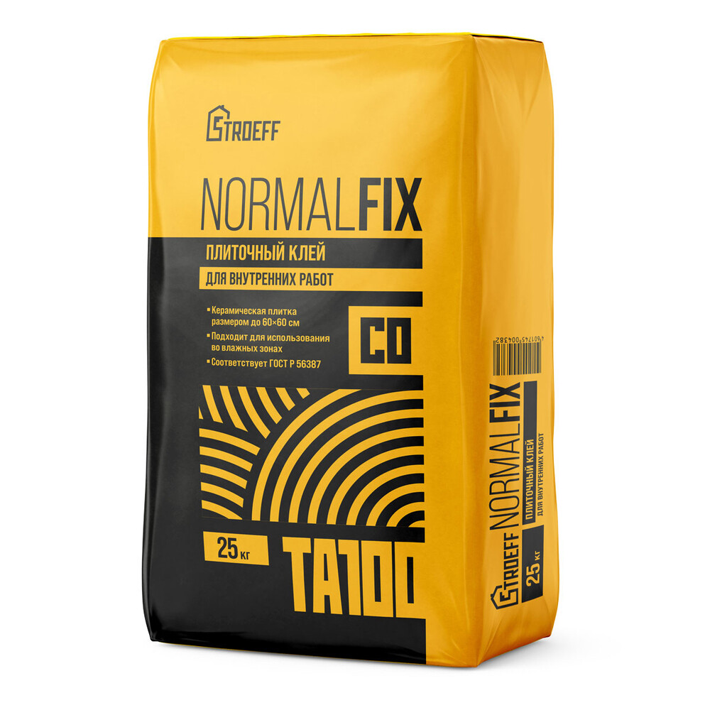 Клей плиточный Normalfix Stroeff TA100 25 кг — купить в Санкт ...