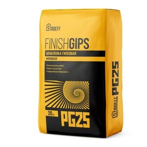 Шпатлевка гипсовая Finishgips Stroeff PG25 20кг — купить в Санкт ...