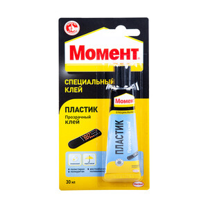 Клей Момент Пластик, 30 мл — купить в Санкт-Петербурге: цена за штуку ...