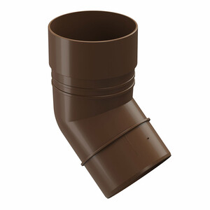 Колено трубы пластиковое d80 мм 45° Docke Standard светло-коричневое RAL 8017 — купить в Москве ...