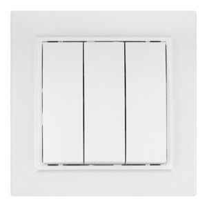 Выключатель EKF Минск трехклавишный встраиваемый белый (ERV10-024-10) — купить в Санкт ...