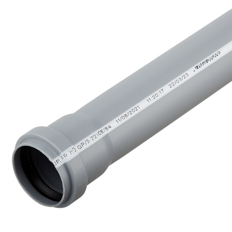 Труба канализационная Valfex Base d50x1000 мм пластиковая для ...