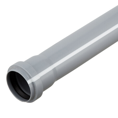 Труба канализационная Valfex Base d50x1000 мм пластиковая для ...