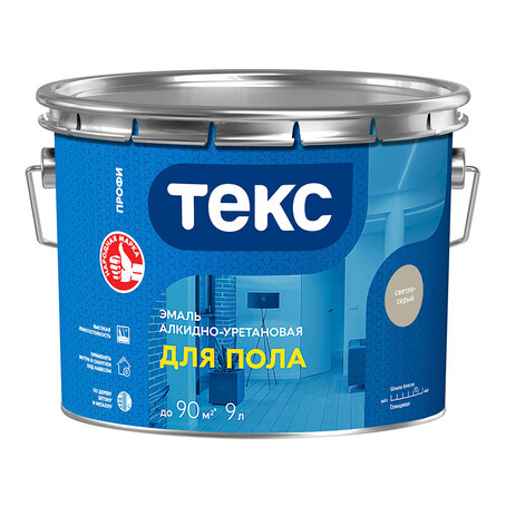Краска моющаяся Текс Профи база А белая 9 л — купить в Санкт-Петербурге ...