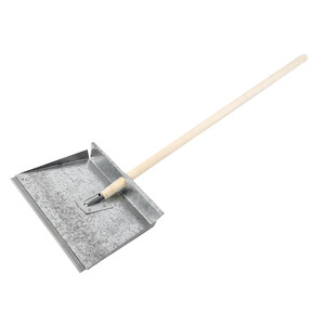 Лопата снеговая Павловская Заря оцинкованный металл с деревянным ...