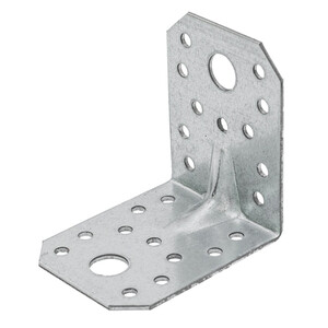 Уголок крепежный усиленный оцинкованный 70х70х55х2 мм — купить в Москве ...