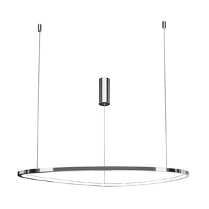 Светильник светодиодный подвесной Maytoni Glint 3000К 36 Вт 15 кв.м хром IP20 (MOD072PL-L36CH3K ...