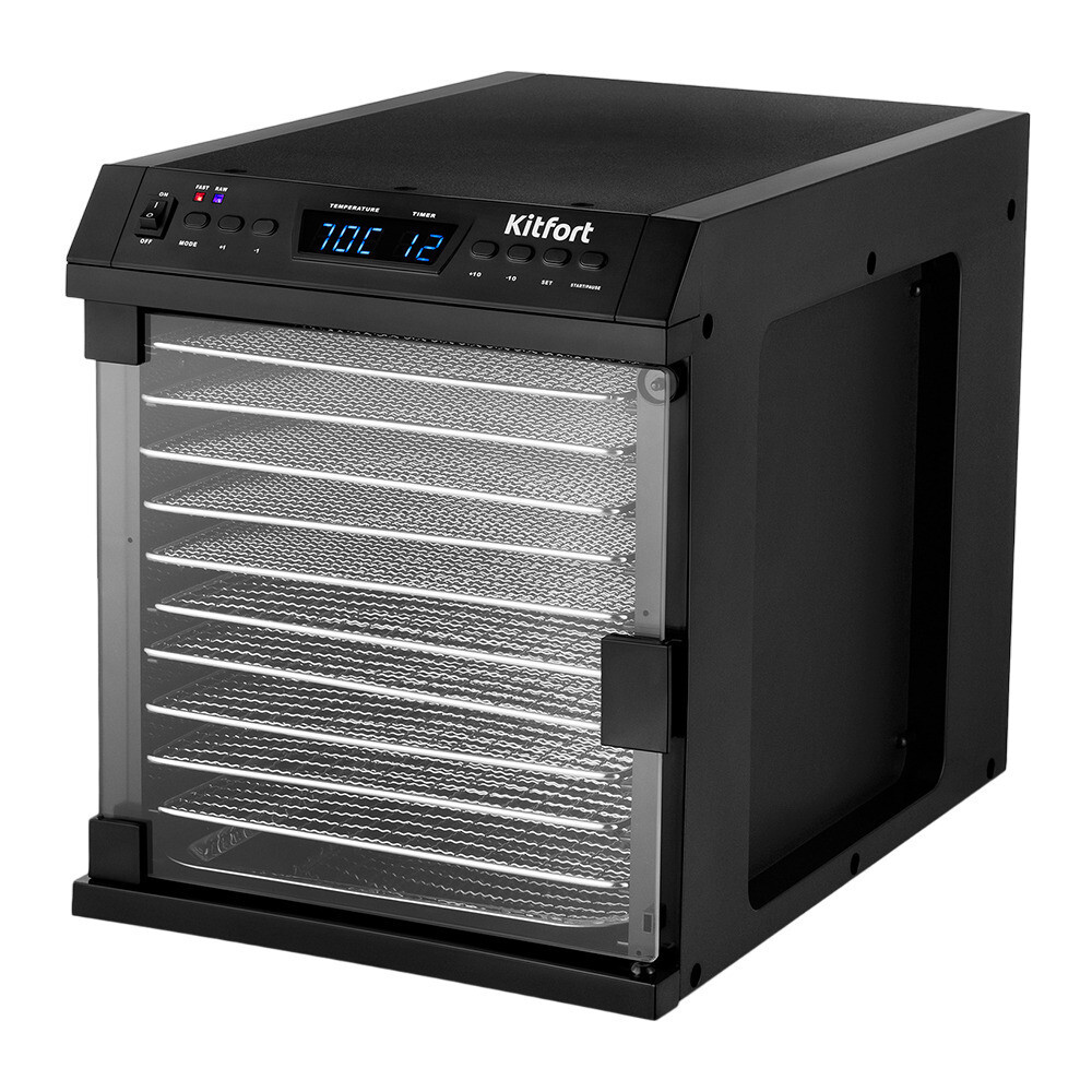 Сушилка для овощей и фруктов Kitfort КТ-1932 черная — купить в Санкт-Петербурге: цены ...