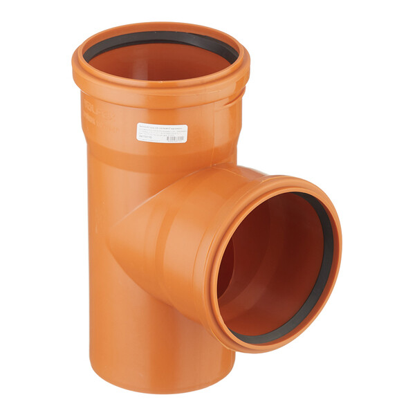 Тройник Valfex d110 мм 87,5° пластиковый для наружной канализации — купить в Санкт-Петербурге ...