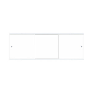 Экран для ванны Метакам Bravo ПВХ 148х52 см белый раздвижной (ЭПS ...